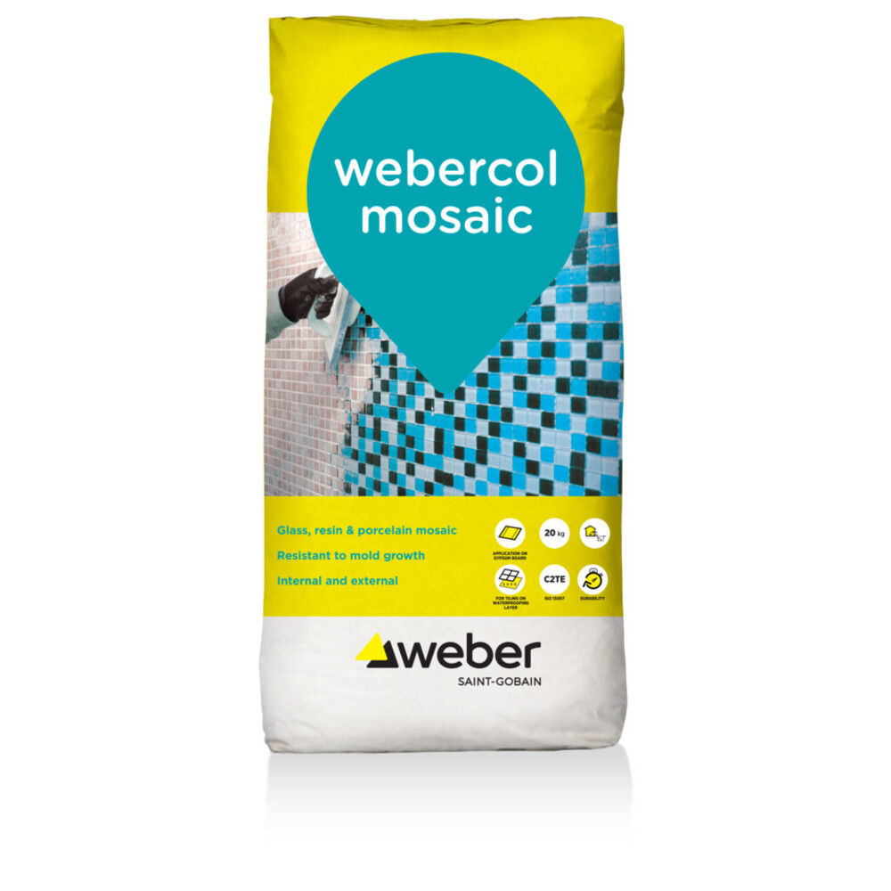 webercol mosaic : Cementitious tile adhesives > Tile fixing & tile ...