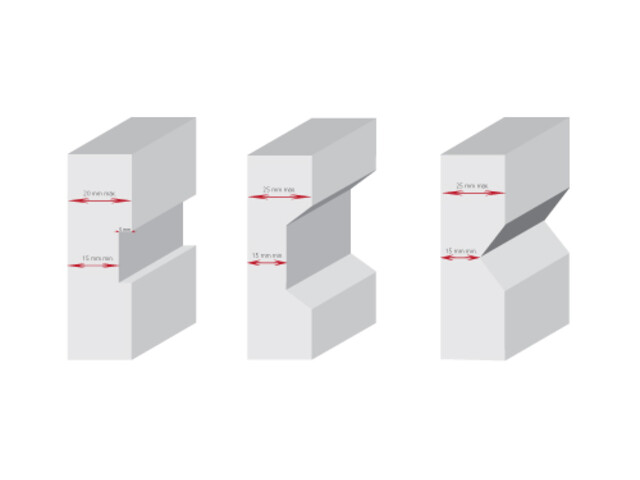 How to perform architectural grooves "Ashlar"cuts finish with Monocouche