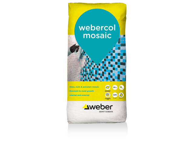 webercol mosaic : Cementitious tile adhesives > Tile fixing & tile ...