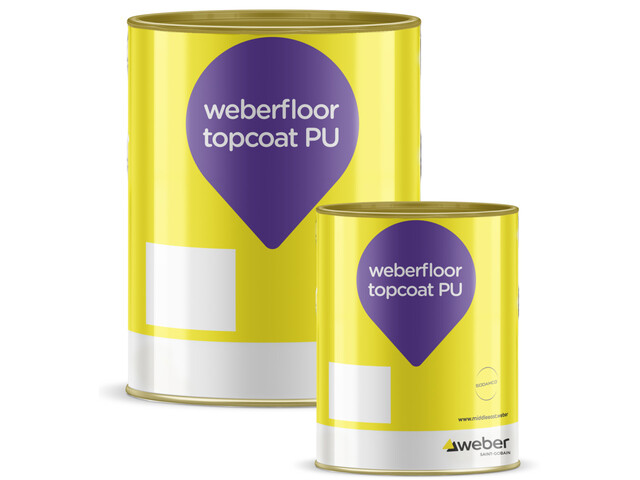 weberfloor topcoat PU : polyurethane floor coating systems > Flooring ...