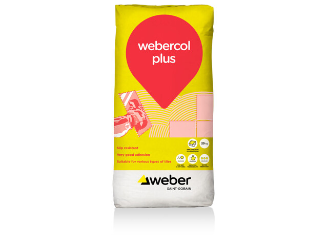 webercol plus - Lebanon : Cementitious tile adhesives > Tile fixing ...