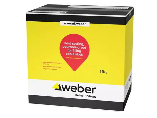 webertec cable grout : Grouting & bedding > Technical & Repair Mortars ...
