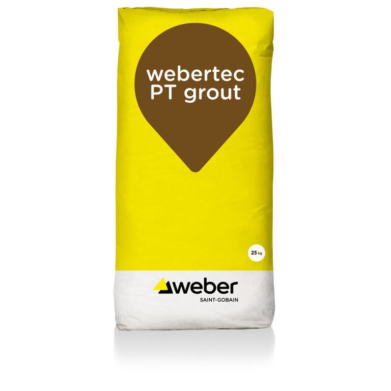 webertec PT grout : Grouting & bedding > Technical & Repair Mortars | Weber Middle East