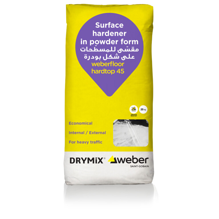 weberfloor hardtop 45 : Surface hardners & sealers > Flooring | Weber ...